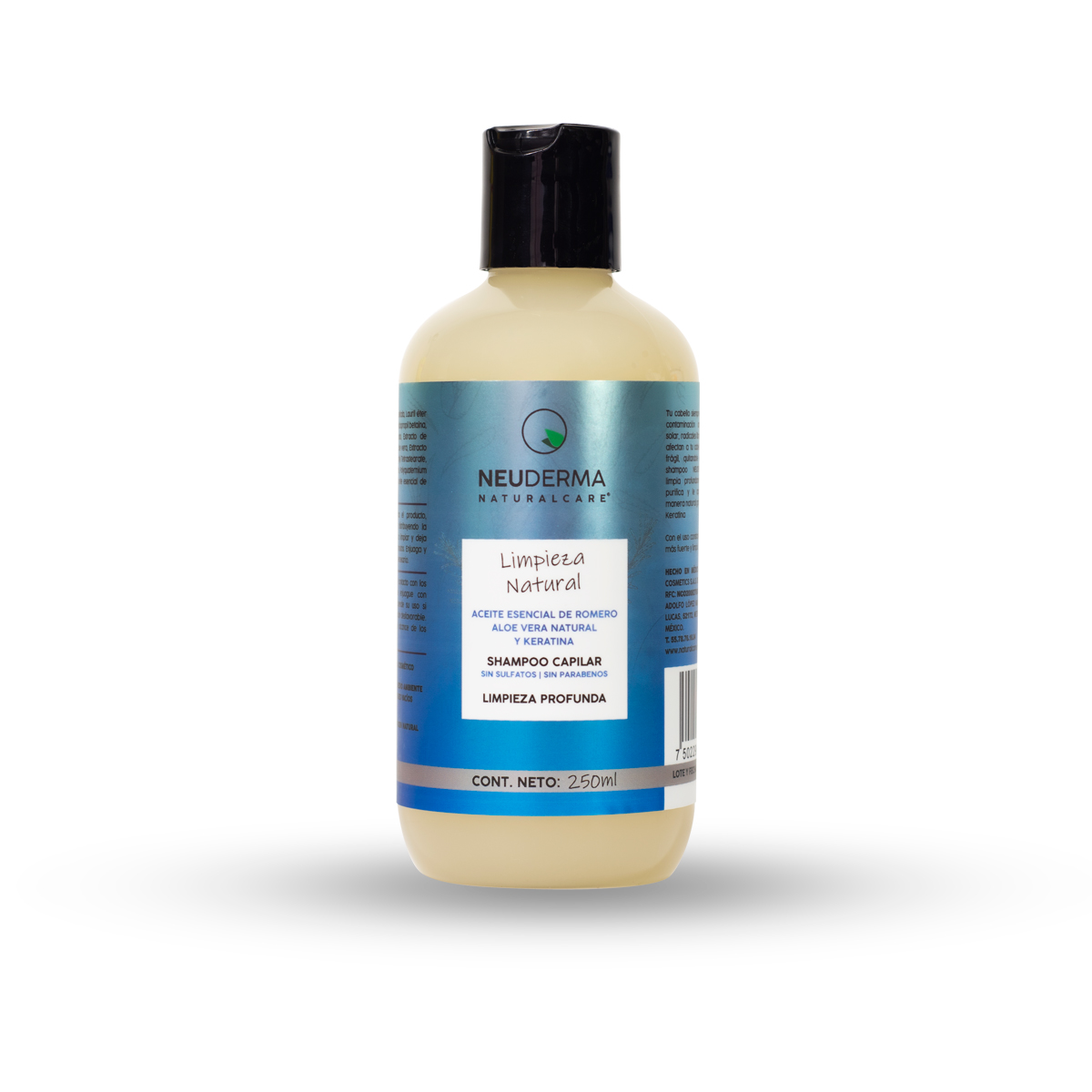 Shampoo sin sulfatos, sin parabenos, sin sal. | Neuderma