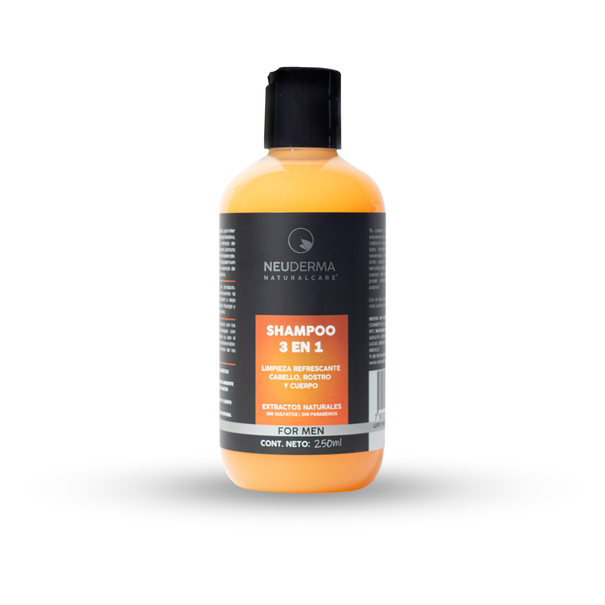Shampoo sin sulfatos, sin parabenos, sin sal. | Neuderma